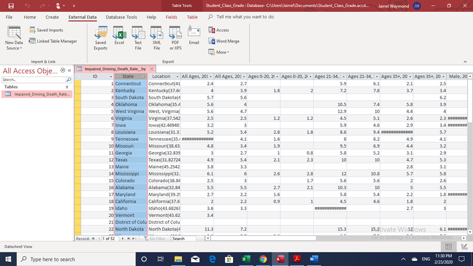 Module 8 Virtual Desktop And Implementing Sql Queries” In Introduction To Database Systems